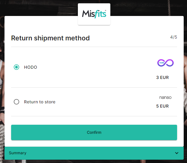 Use the Returns Widget – nShift Help Center
