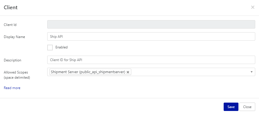 Creating a Client ID and Client Secret for Ship API v2 – nShift