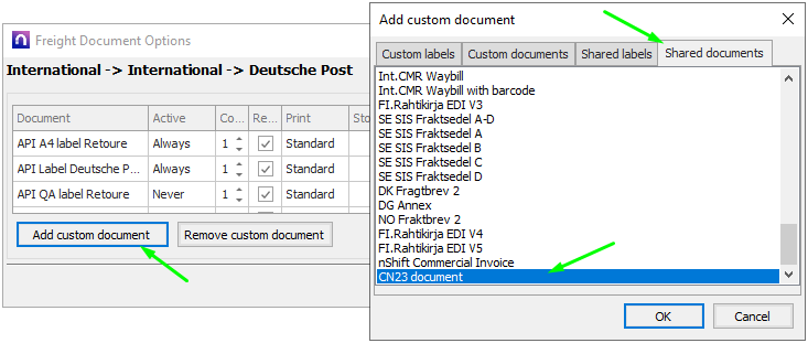 CN 22 and CN 23 customs declarations – nShift