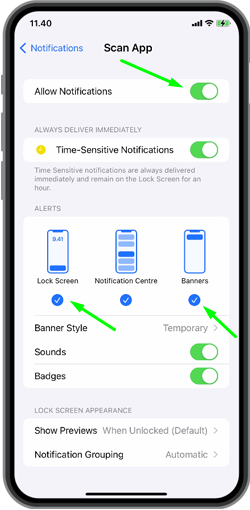 Using Scan App Messages – nShift