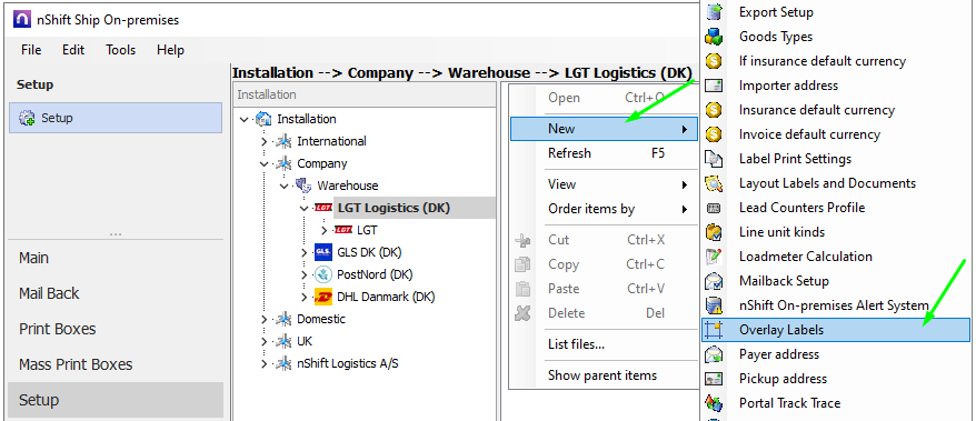 Using label overlays to add content to your labels – nShift