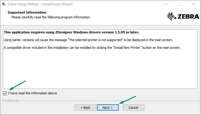 Installing a Zebra printer and drivers – nShift