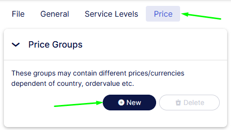Shipping Rules UI Lesson 4: Setting up prices – nShift