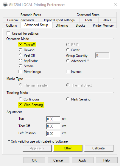 Installation, restart and calibration of a ZEBRA printer – nShift Help ...