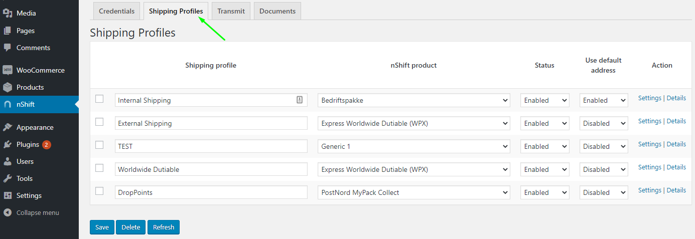 Getting started with nShift's WooCommerce plugin – nShift