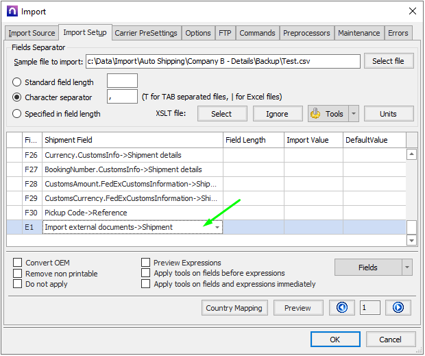 Attaching an external document to a shipment – nShift